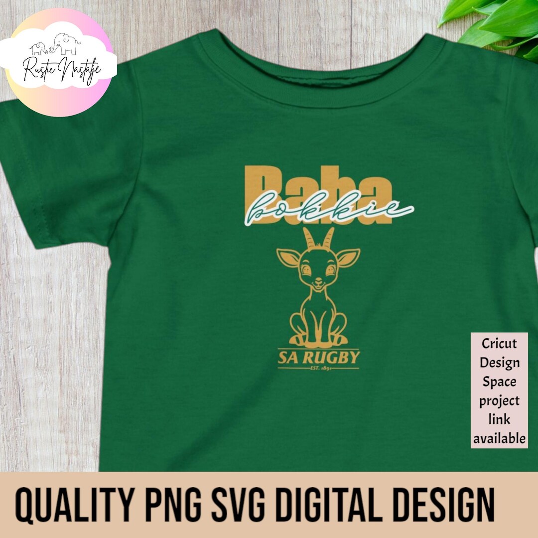 Baba Bokkie Png SVG, Rugby Shirt Design, Cricut Design, Sublimation, SA ...