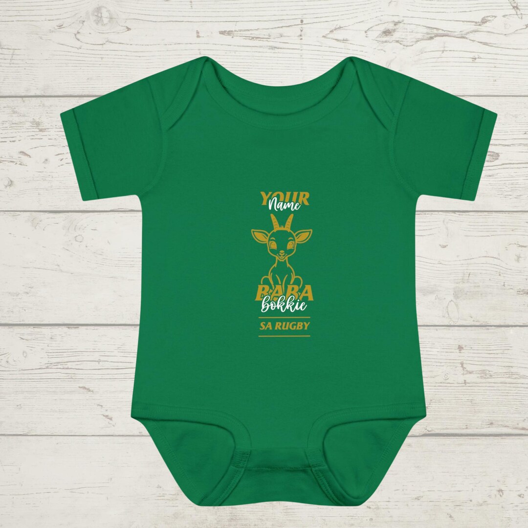 Springboks Rugby Baby Bodysuit: African Animal Onesie - Etsy