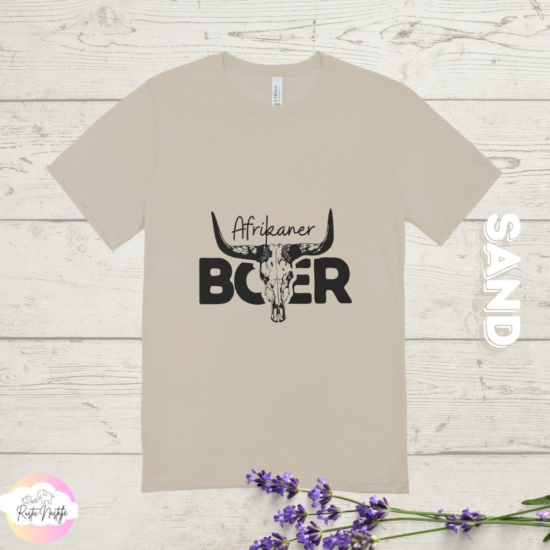 Afrikaner Boer T-shirt: South African Heritage Bull Skull Graphic - Etsy
