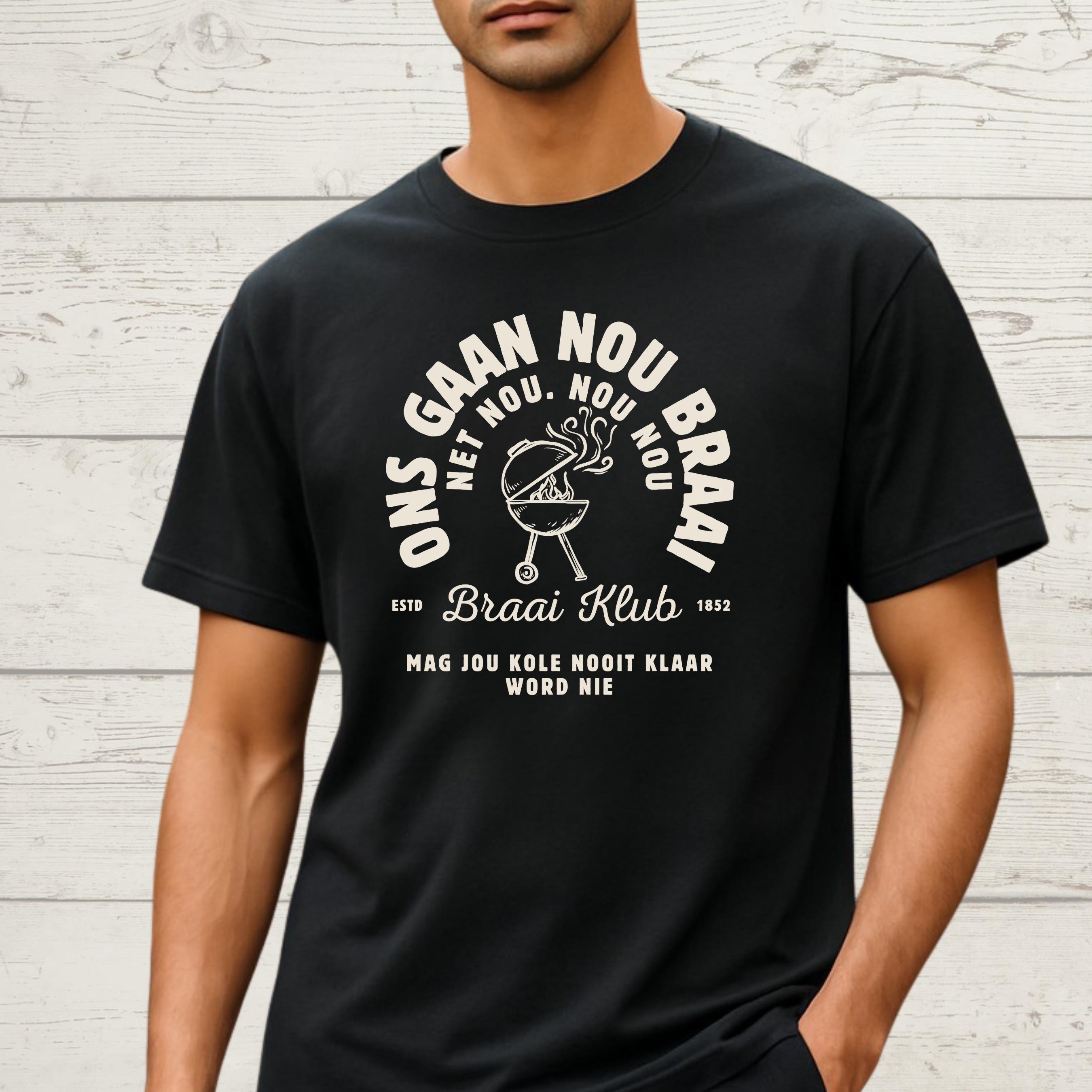 Afrikaans Braai T-shirt | South African BBQ Gift for Dad - Etsy