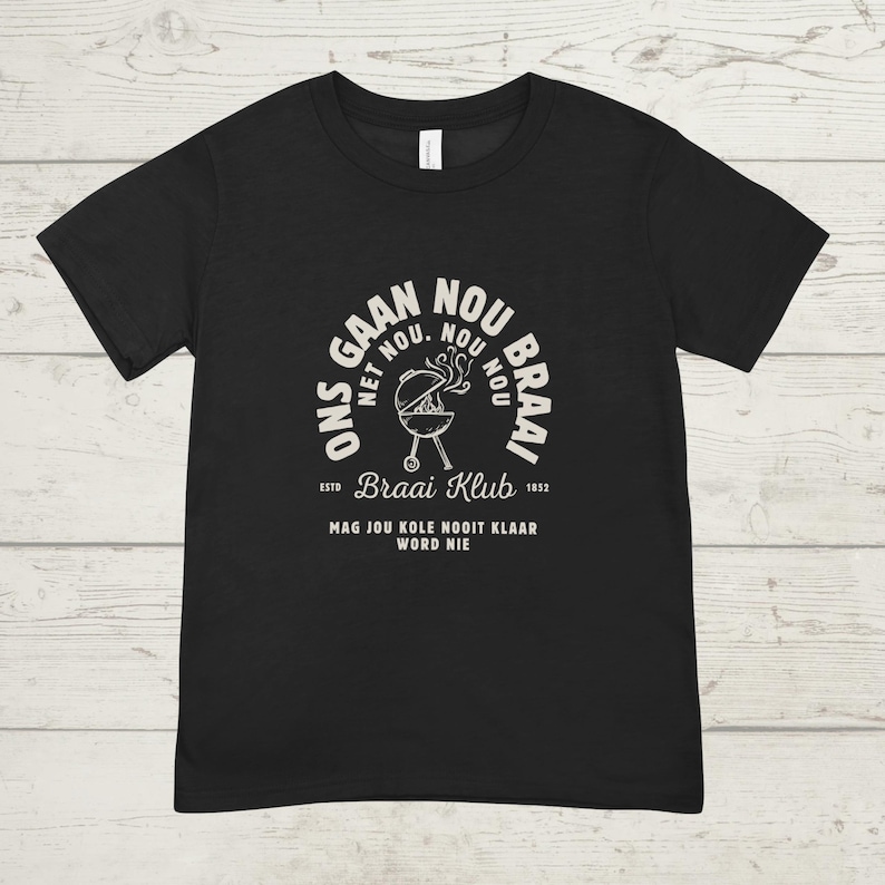 Afrikaans Braai T-shirt | South African BBQ Gift for Dad - Etsy