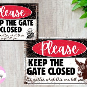 Rustic Farm Sign, Metal Funny Gate Sign, Pet Owners Goat Pit Bull Gifts ...