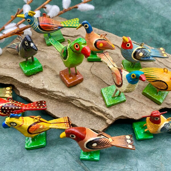 Bird Figurines - Etsy