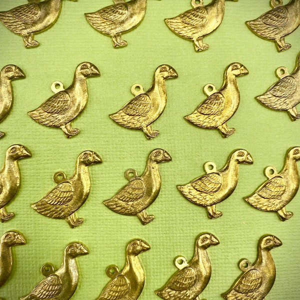 Brass Duck Set - Etsy