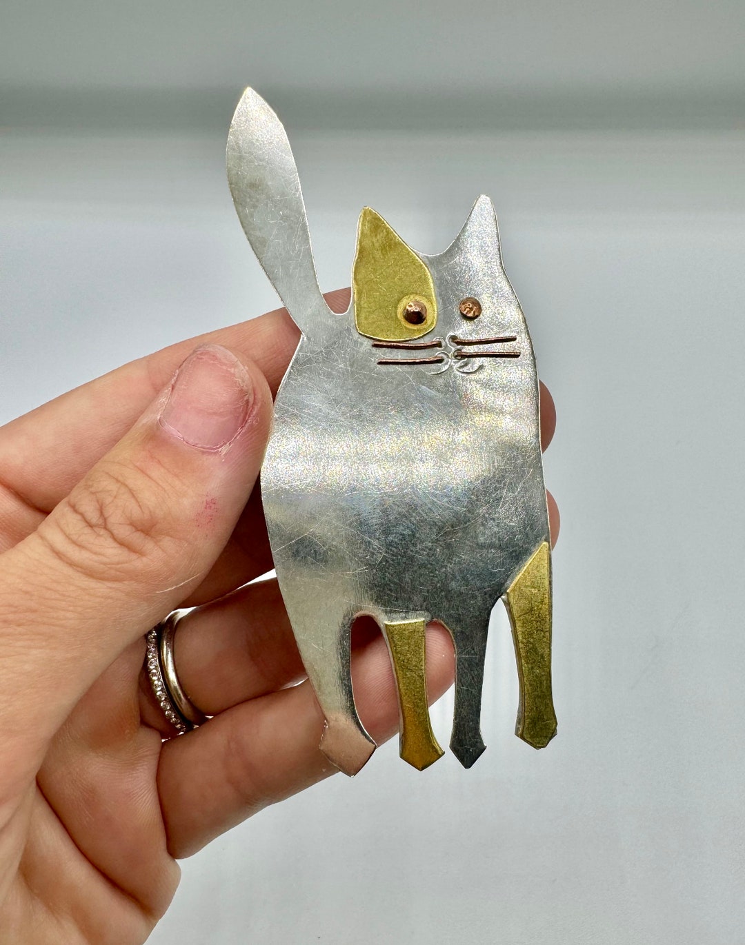 10 Pcsmixed Metal Big Kitty Component Piece DIY Jewelry/art Suppliesset ...