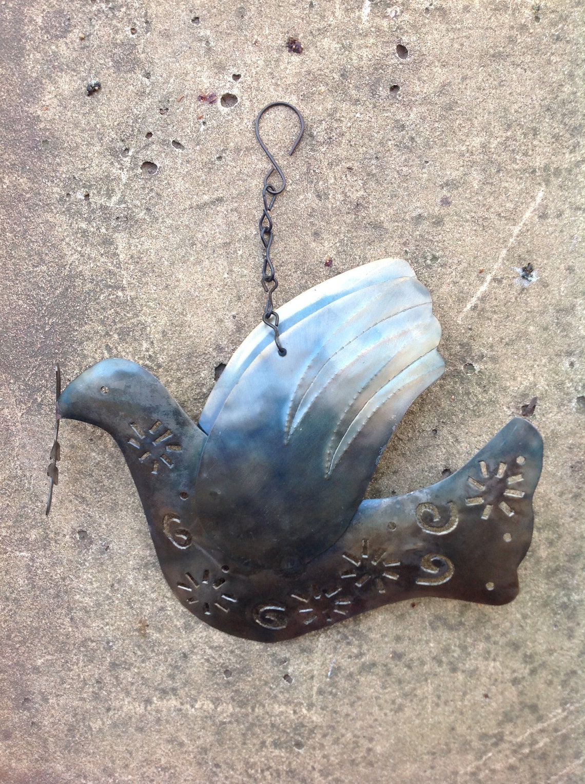 Vintage Metal Dove of Peace Hanging - Etsy