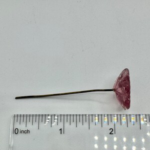 15 Pcs~handmade Glass Flower Pins ~DIY Jewelry/art Supplies~set of ...