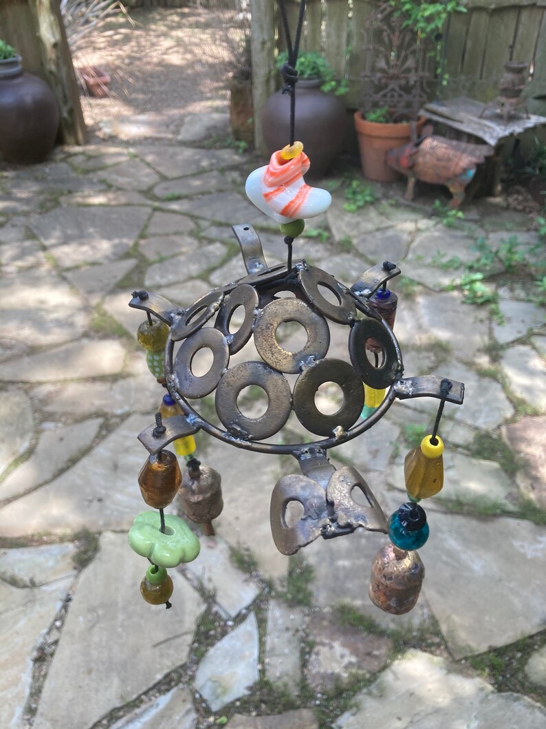 Vintage Sculpture Turtle Bell Chimehandmade Garden Art - Etsy