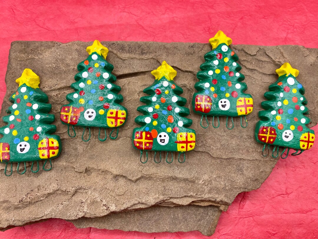 5 Pieces Large Christmas Tree Tokens Component Piece for - Etsy