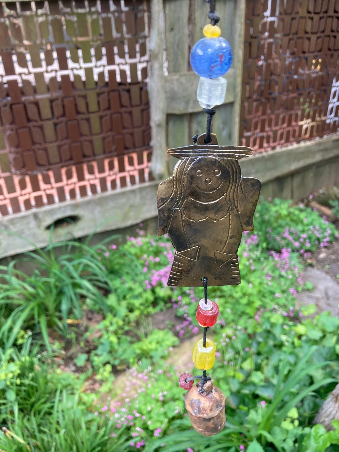Vintage Little Angel Bell Chime~ Handmade Garden Art - Etsy