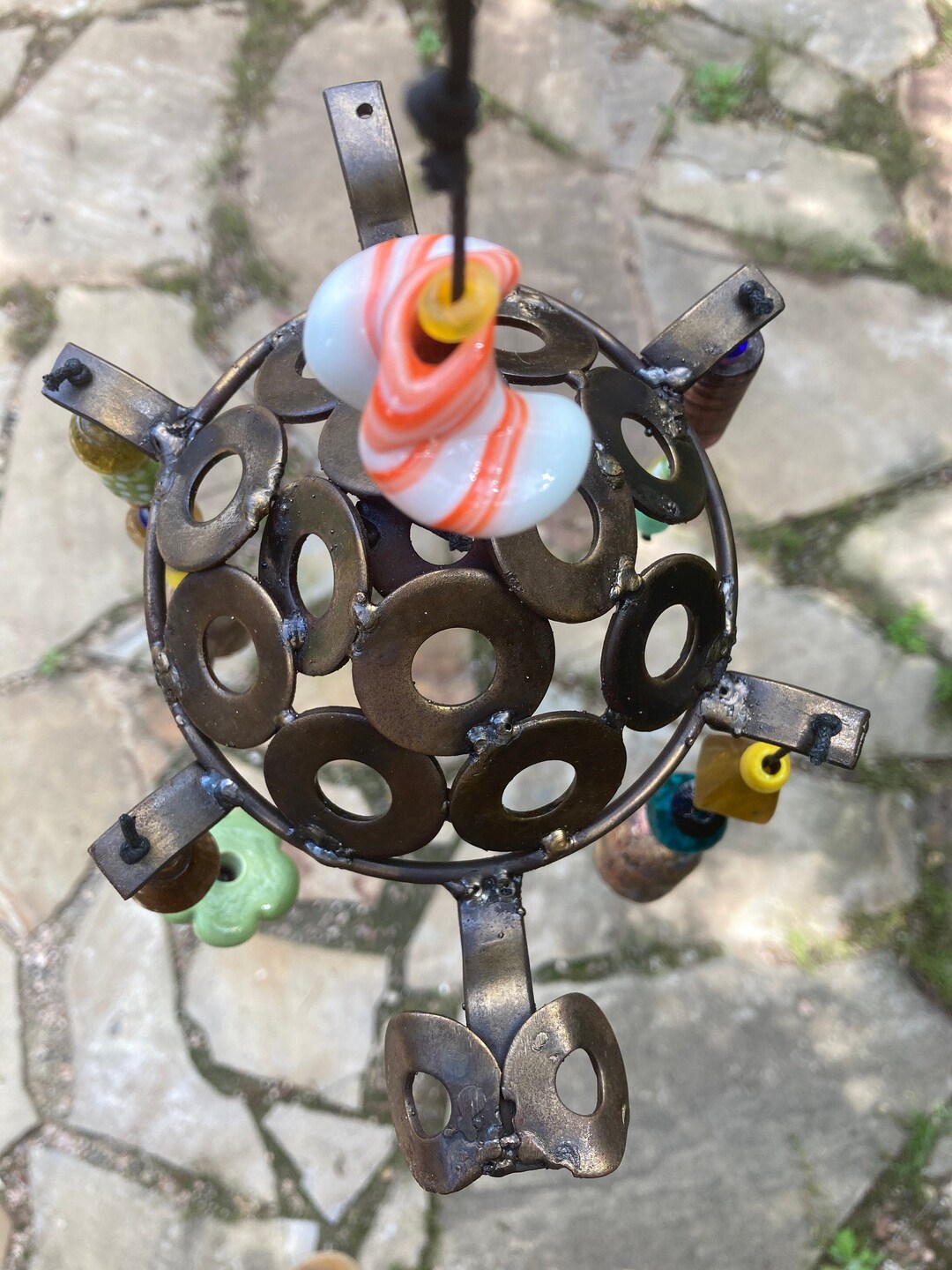 Vintage Sculpture Turtle Bell Chimehandmade Garden Art - Etsy