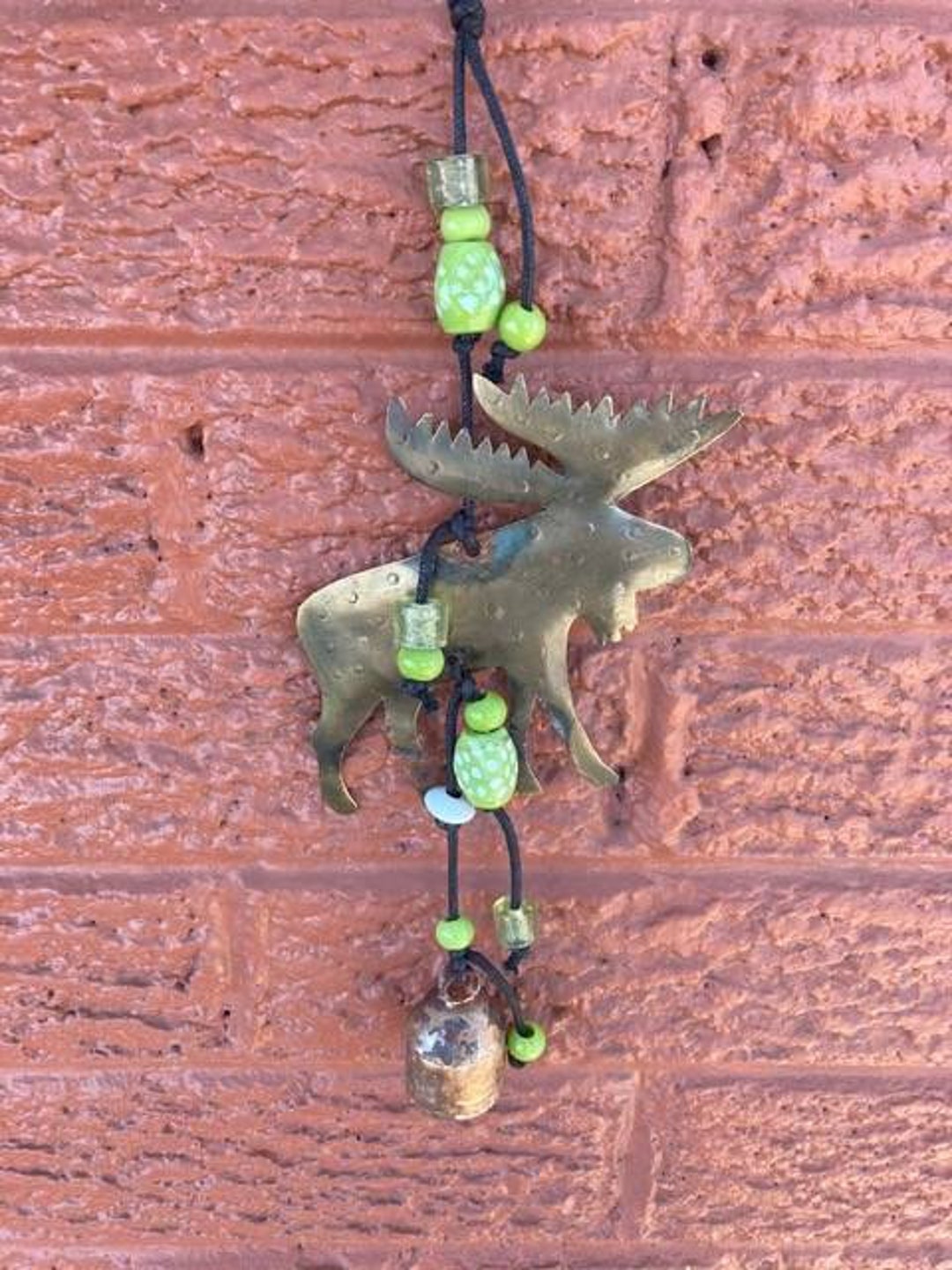 Vintage Moose Bell Chime~handmade Garden Art - Etsy
