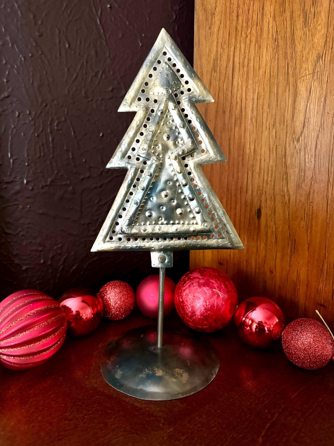 Metal Christmas Tree With Stand- Decor for Rustic/boho Styles - Etsy