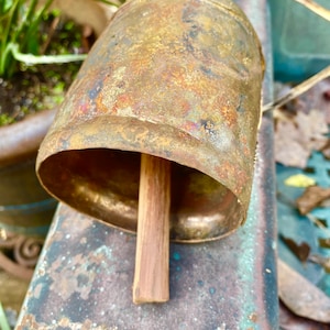 Rustic Garden Bells~old World Copper Bells for Home & Garden~ 2” or 7 ...