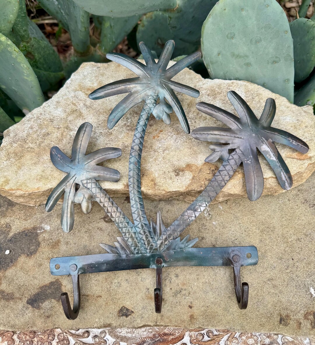 Vintage Palm Tree Hook- Triple Hook for Hats, Towels, Jewelry Etc. - Etsy