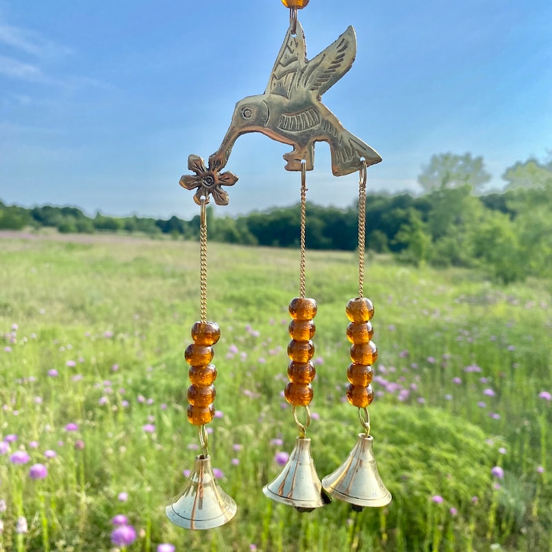 Hummingbird Bell - Etsy