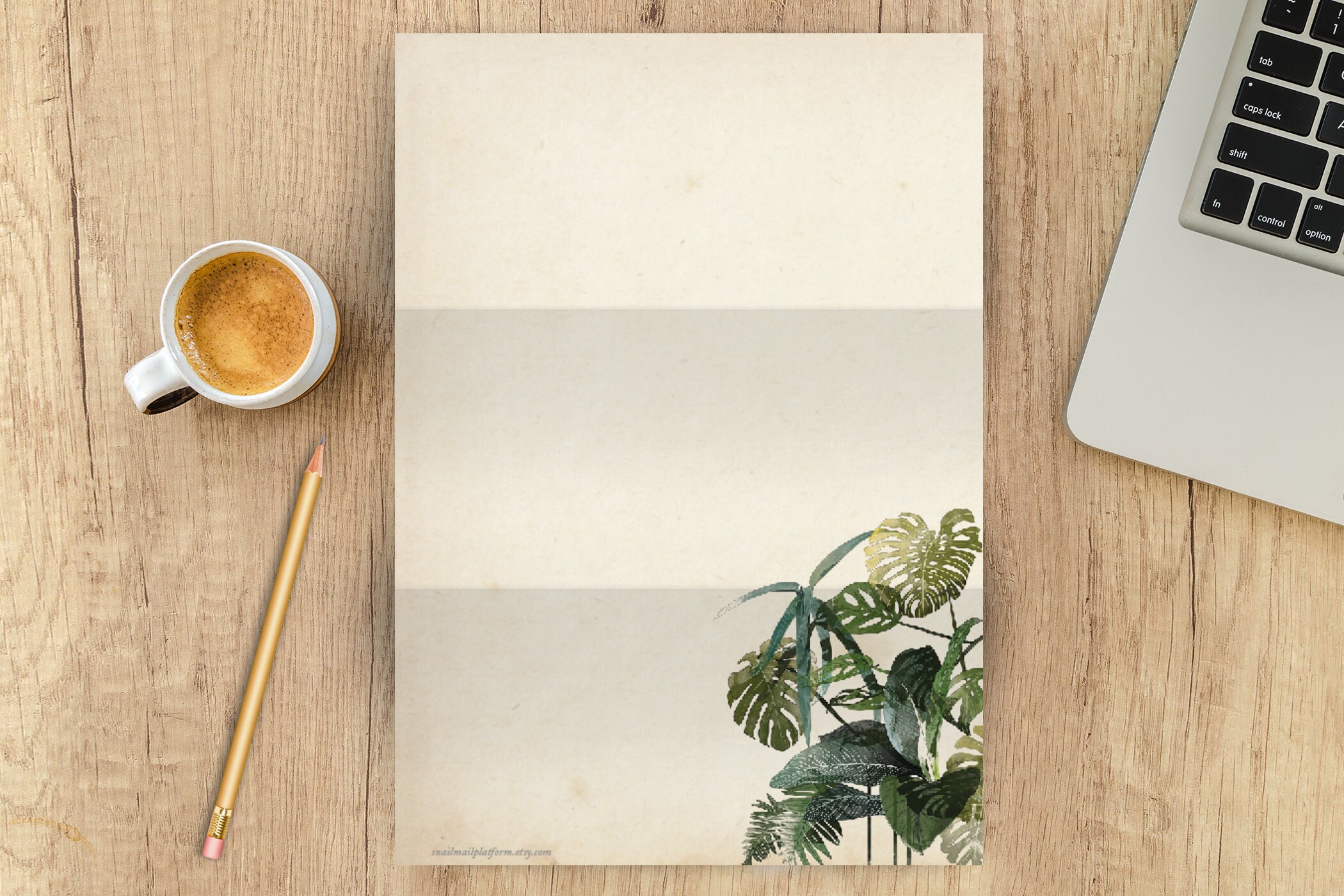 Plants A4 & A5 Printable Letter Paper | Etsy