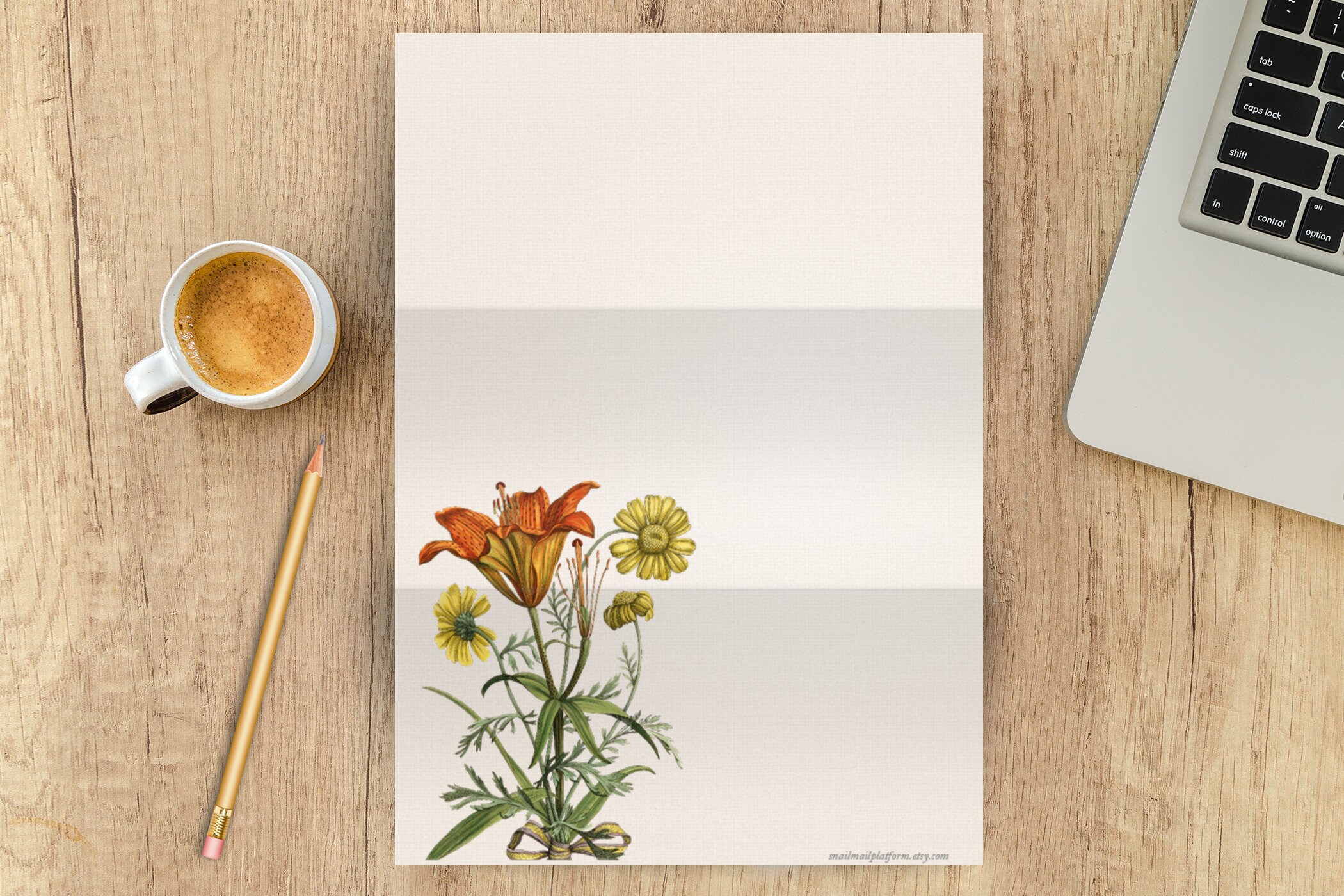Botanical A4 & A5 Printable Letter Paper | Etsy