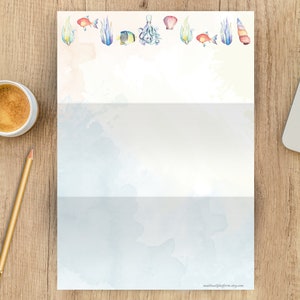 Ocean A4 & A5 Printable Letter Paper - Etsy