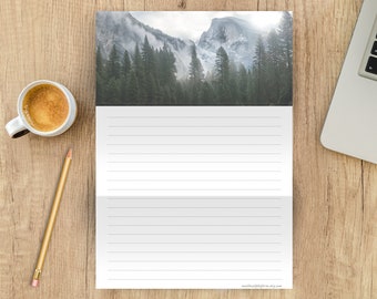 Ocean A4 & A5 Printable Letter Paper | Etsy