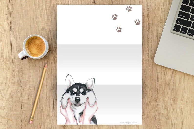 A5 and A4 Husky Printable Letter Paper | Etsy