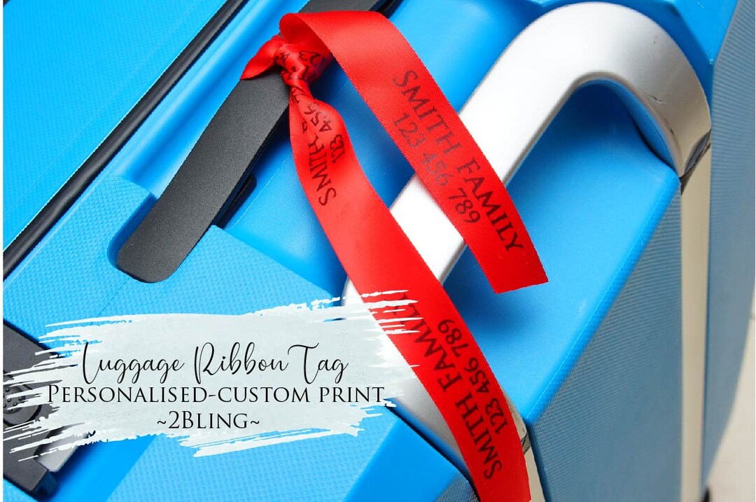 Netball Team Hair, Luggage School Bag Name Ribbon Tag, Personalised ...