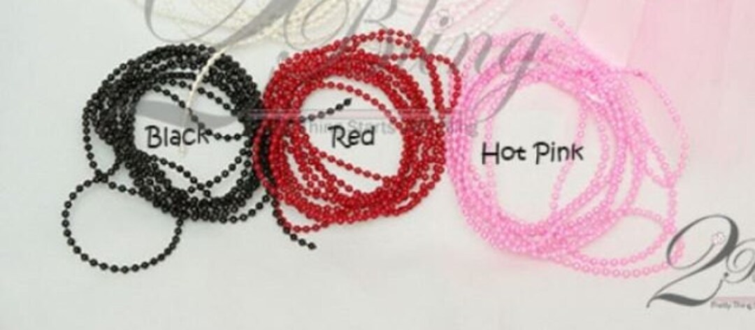Pearl String 3mm 1 Meter DIY Birthday Wedding Christening Party Favour ...