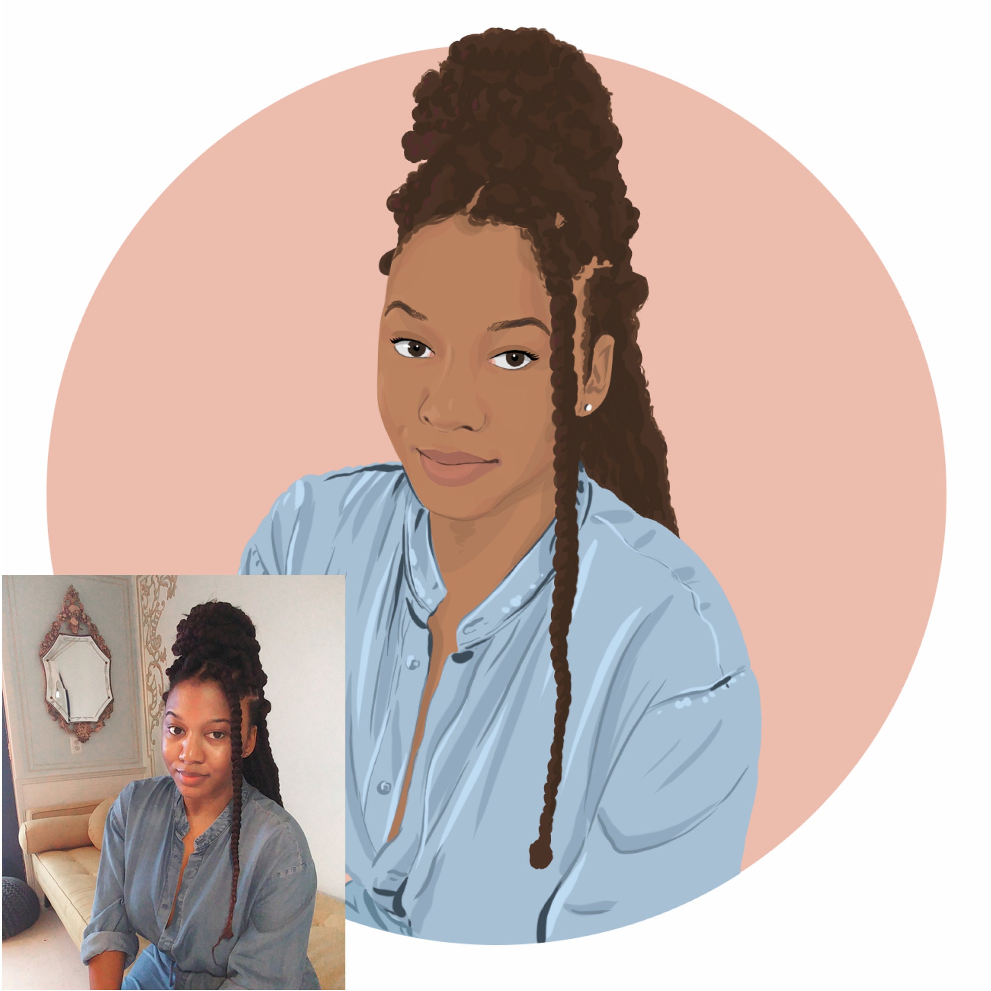 Custom Profile Picture Custom Avatar Social Media Avatar | Etsy