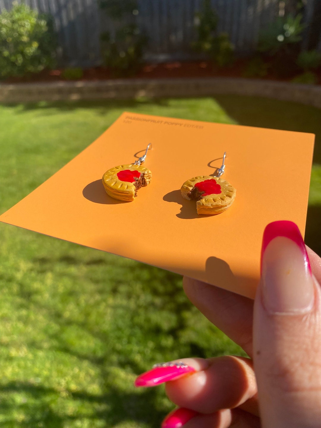 Handmade Aussie Meat-pie Australia Day Dangle Earrings - Etsy