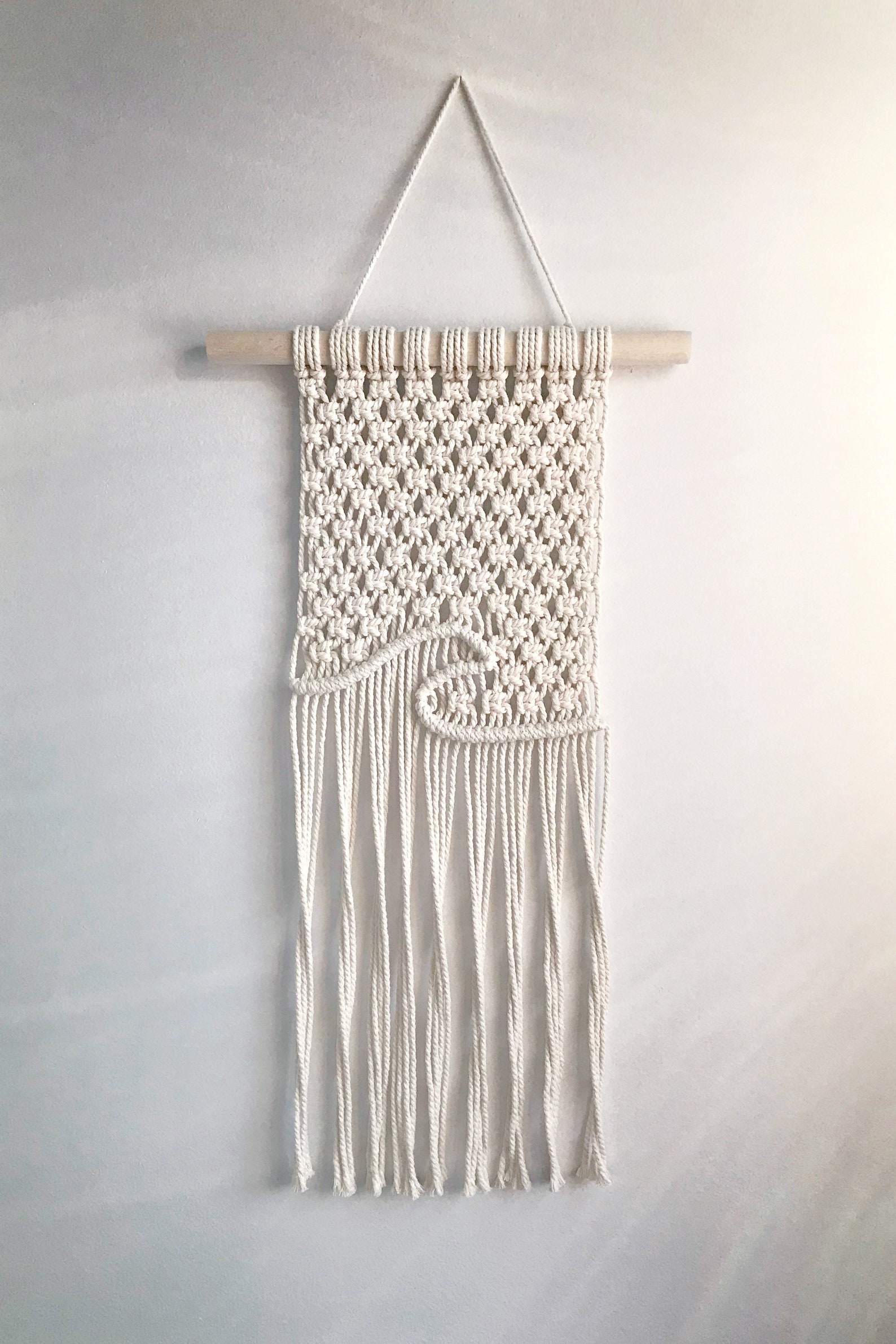 Wave Macrame Wall Hanging: Boho Beach Decor - Etsy