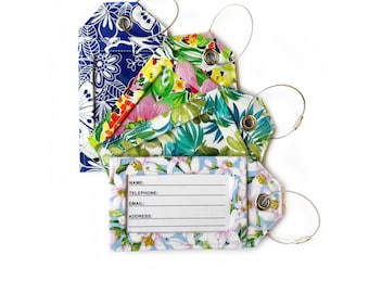 Fabric Luggage Tag - Etsy