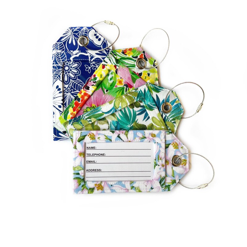 Fabric Luggage Tag - Etsy