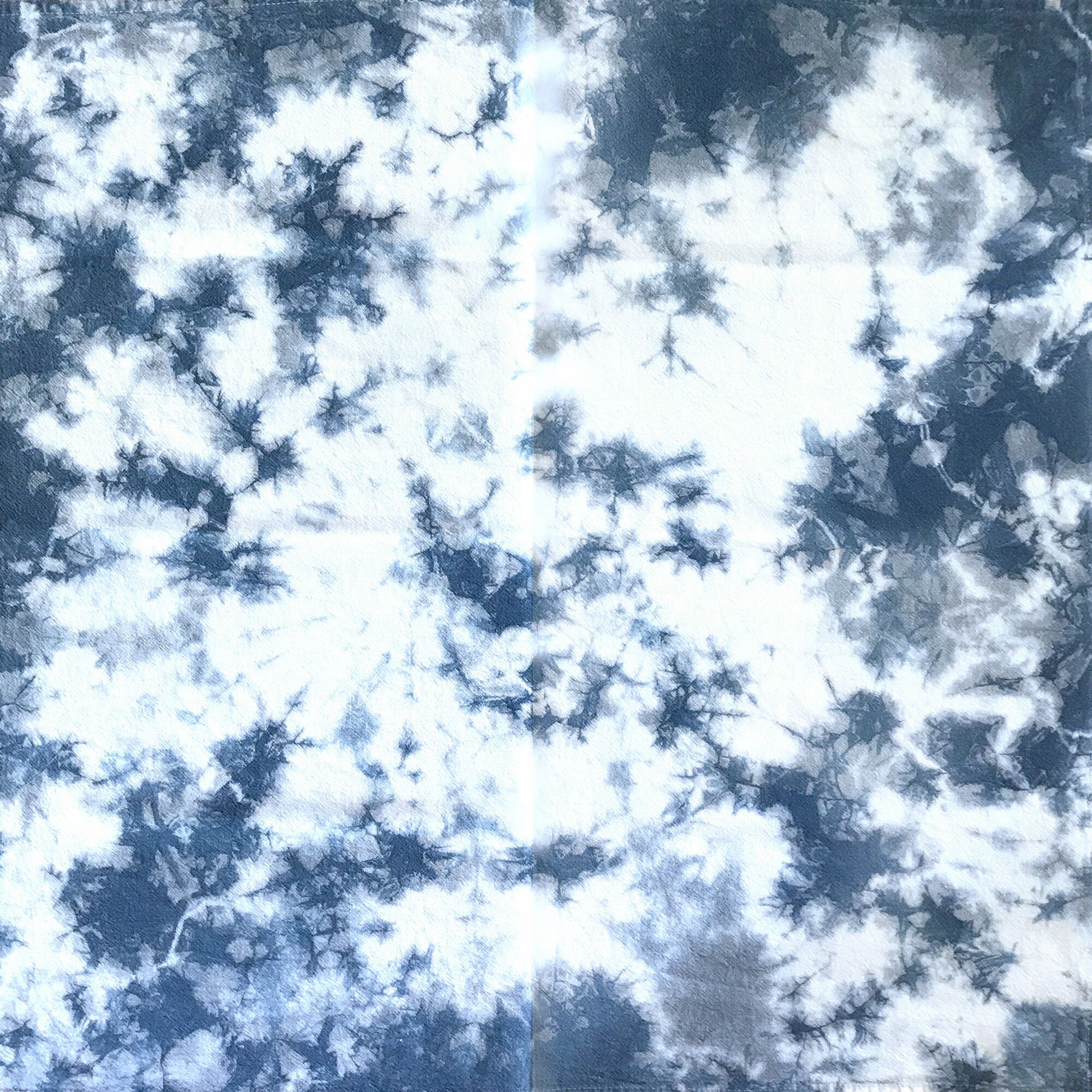 Indigo Blue Shibori Flour Sack Dish Towel Eco-friendly Absorbent Lint ...