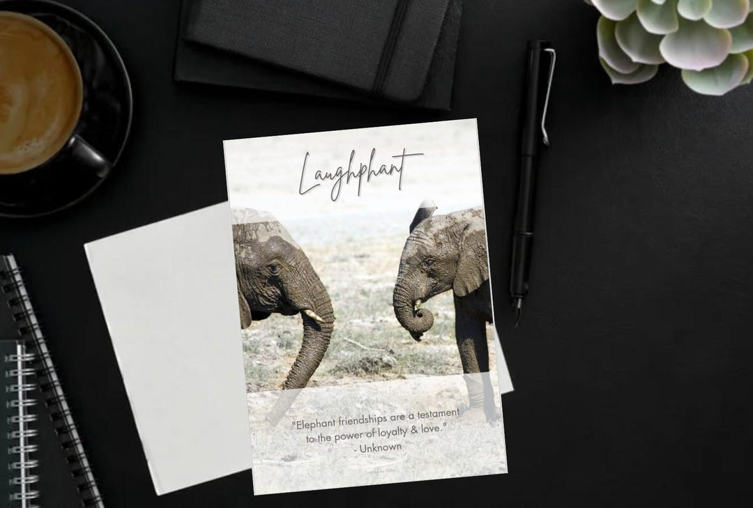 Elephant Laugh - Digital Printable Pdf - Etsy