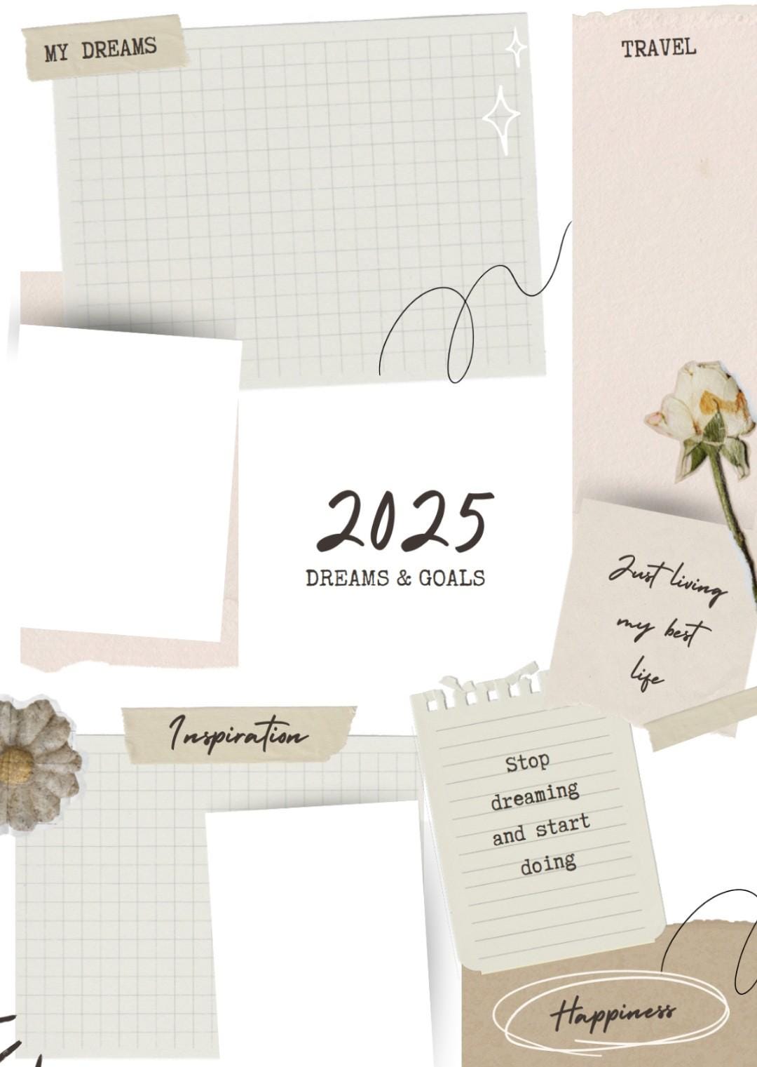 2025 - Dreams & Goals - Etsy
