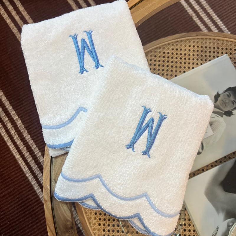 Scalloped Towel Edge - Etsy