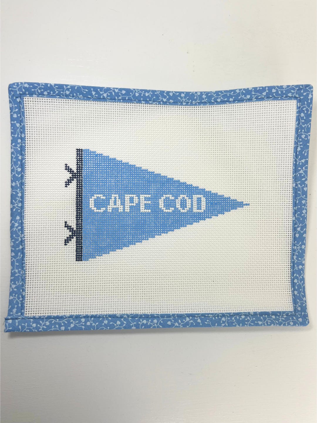 Cape Cod Banner Hand Painted Needlepoint Canvas - Etsy
