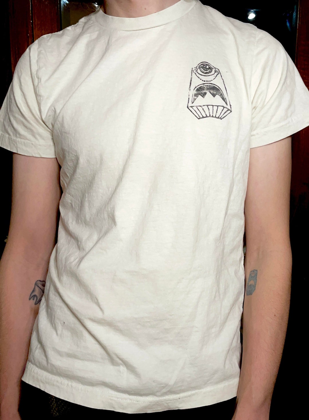 Handmade Cube Head Graphic Tee - Etsy