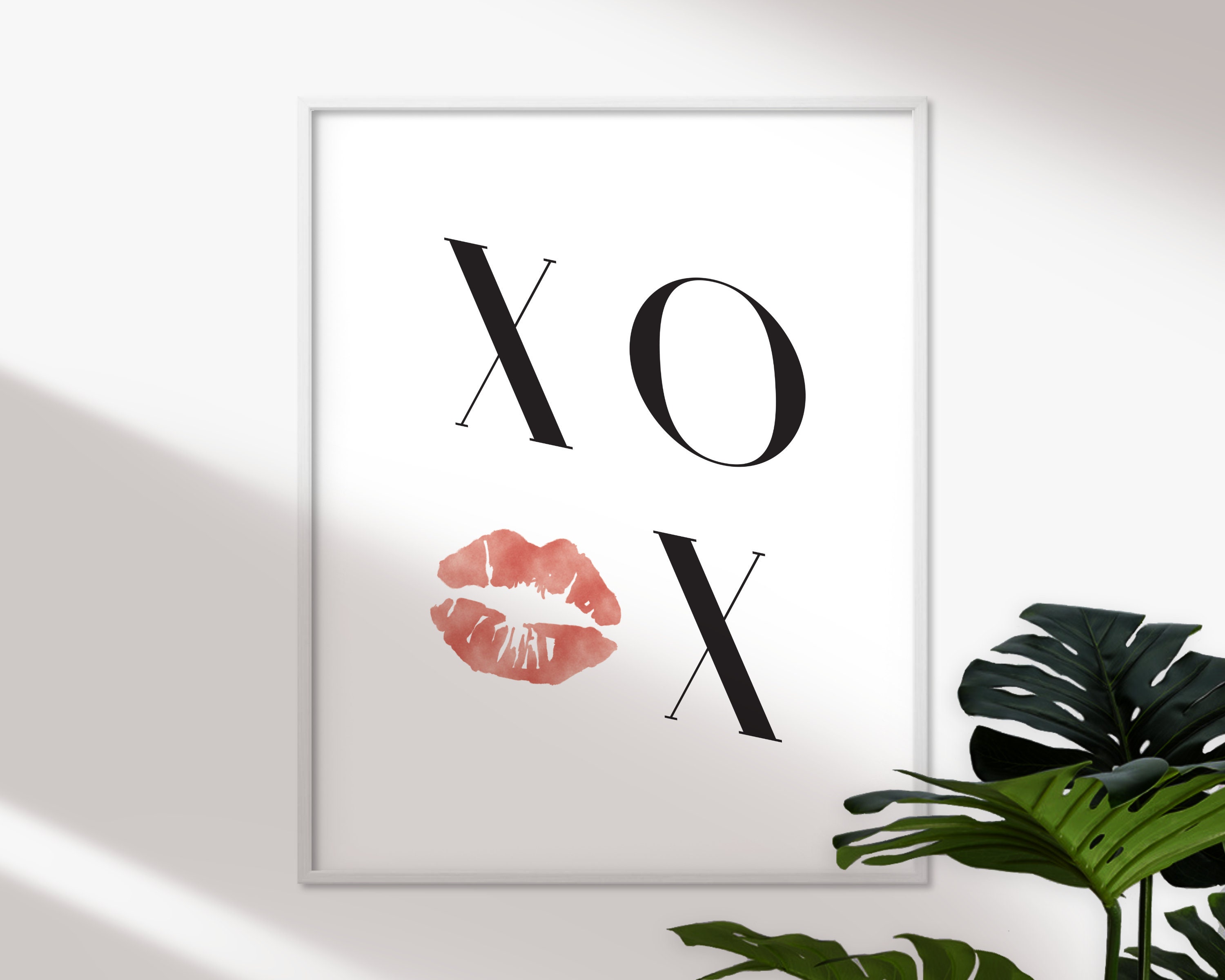 PRINTABLE Xoxo Sign, XO Print, XOXO Valentine Printable Wall Art ...