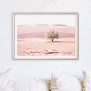 PRINTABLE Pink Desert Tree Art, Boho Photography Prints, Boho Wall Art ...