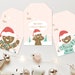 PRINTABLE Christmas Gift Tag, Gingerbread Print, Holiday Gift Label ...