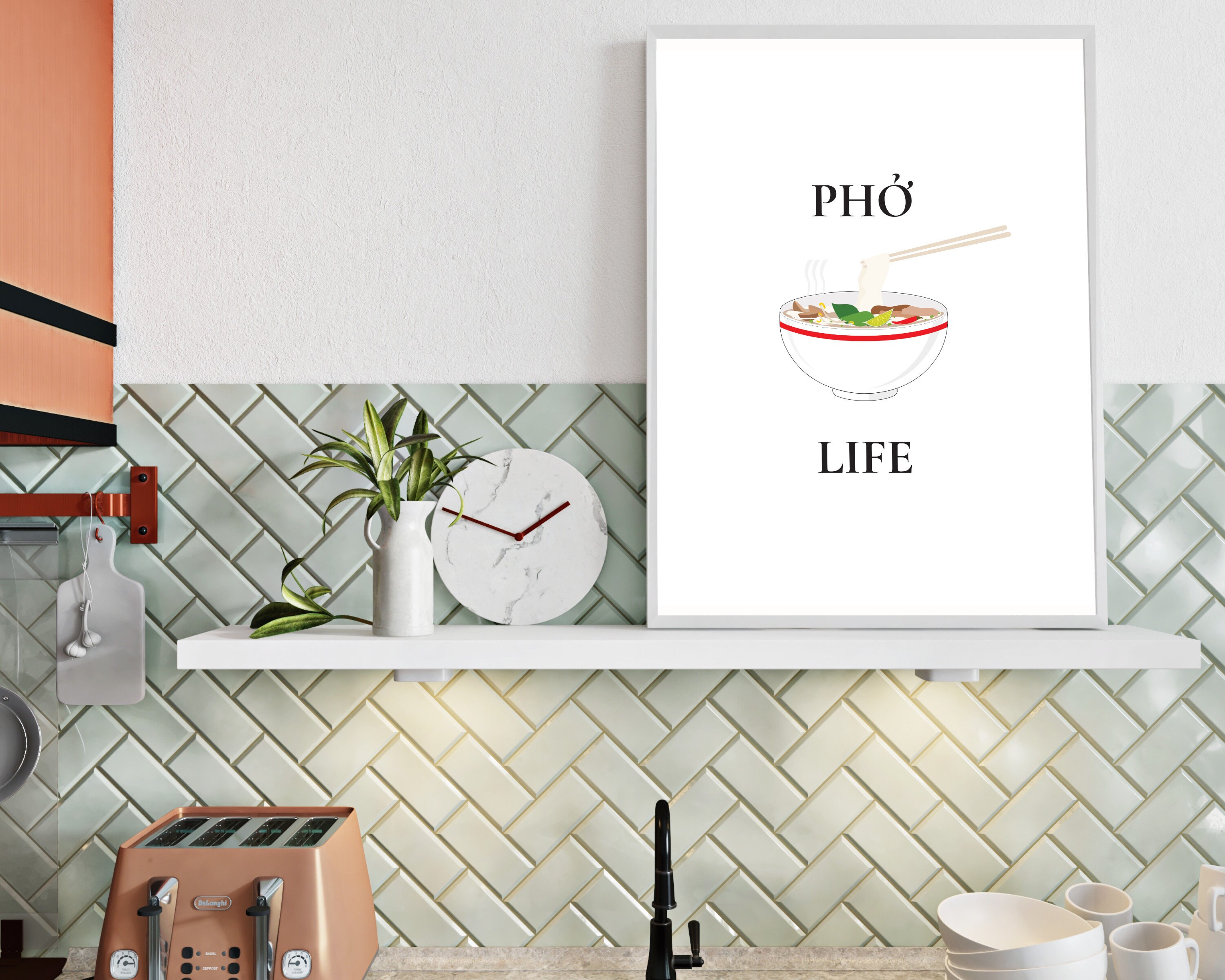 PRINTABLE Pho Life Art Print, Vietnamese Art Gift, Asian Food Print ...