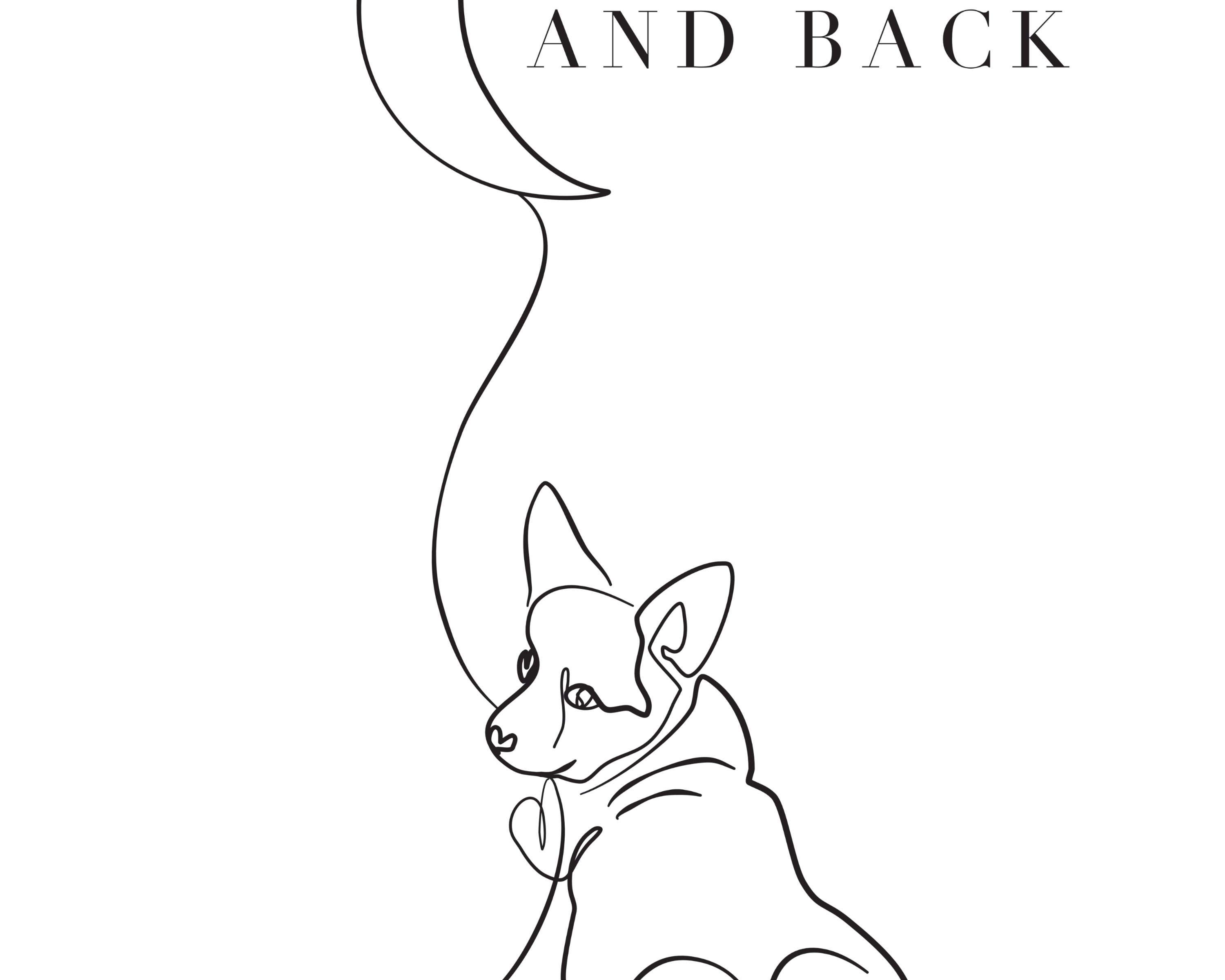 PRINTABLE Corgi Line Art, Corgi Decor, Pet Drawing, Minimalist Dog ...