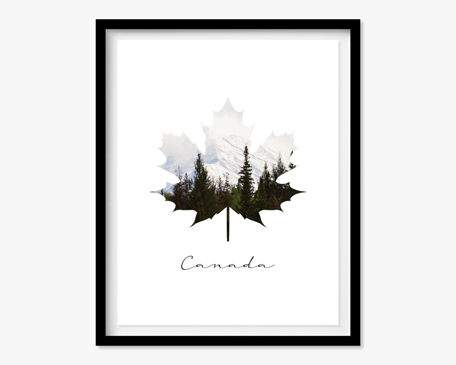PRINTABLE Canada Art Print, Canada Rockies Print, Wall Art, Home Decor ...