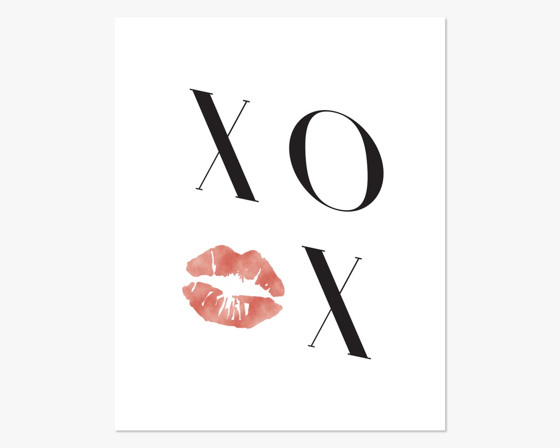 PRINTABLE Xoxo Sign XO Print XOXO Valentine Printable Wall - Etsy Australia