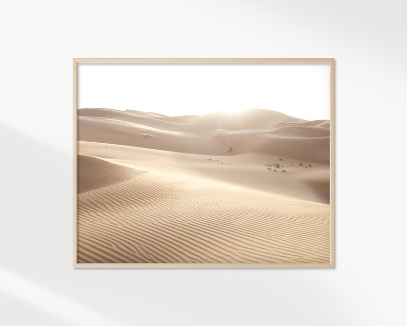 PRINTABLE Boho Desert Print, Desert Sunset, Southwestern Decor, Modern ...