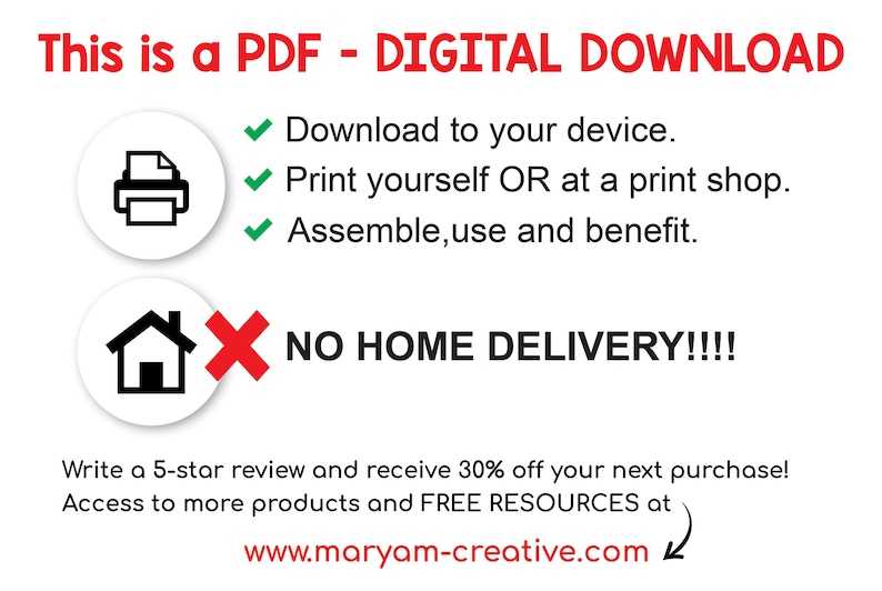 Juz Tabarak Tracker, 8 Colourful Charts (PDF Download) - Etsy