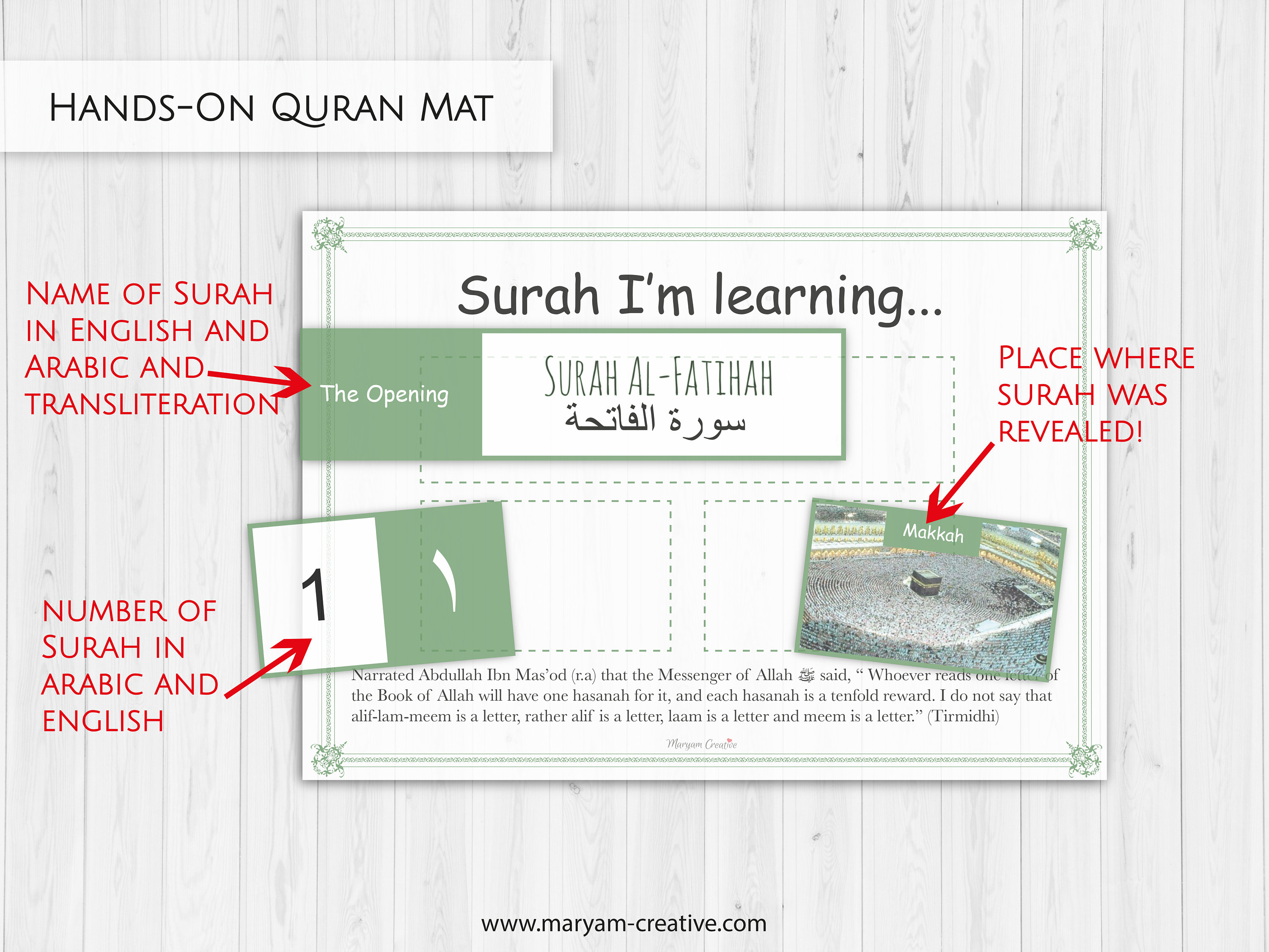 Quran Interactive Hands-on Mat, PDF, Quran, Islam, Quran Kids, Muslim ...