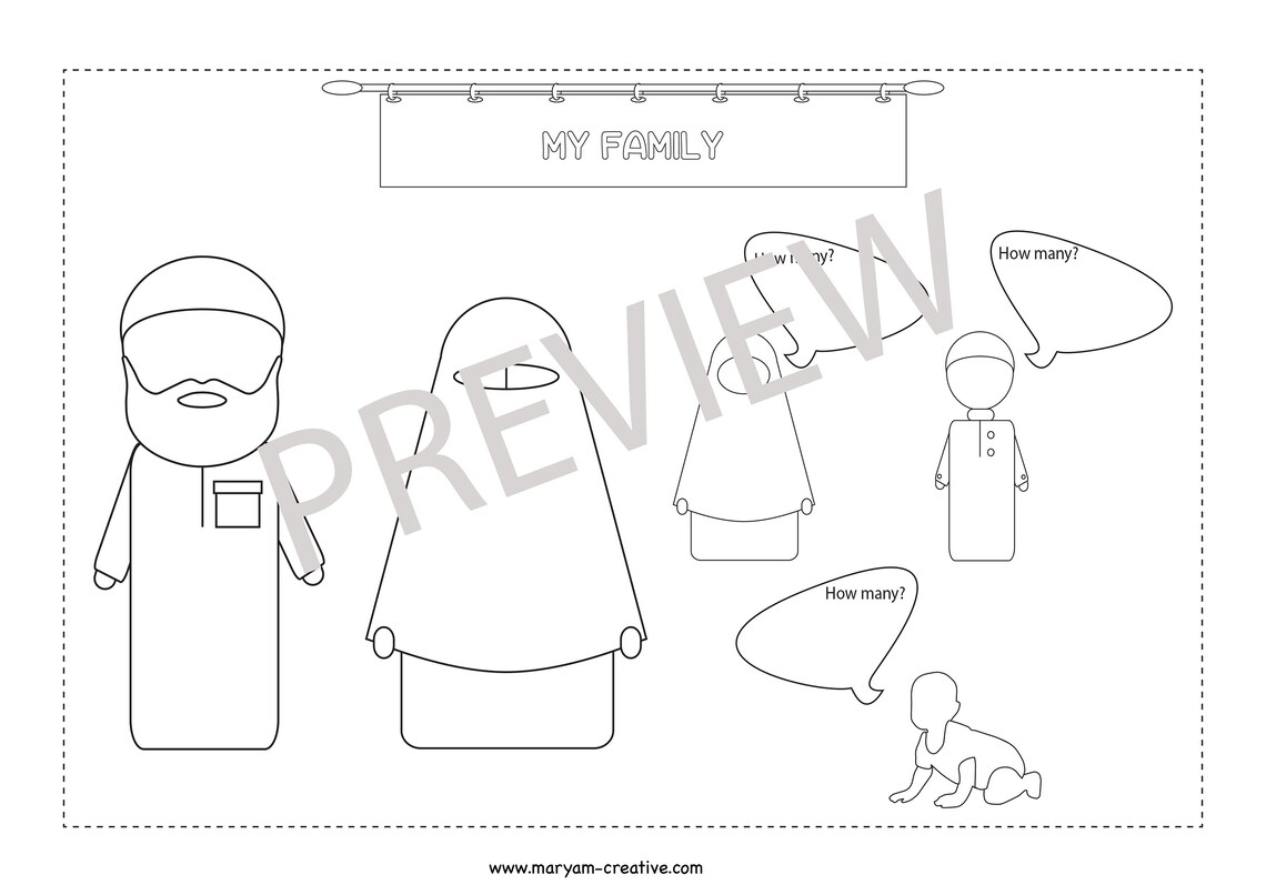 All About Me Muslim Craft Art Book Muslim School Islam Kids - Etsy