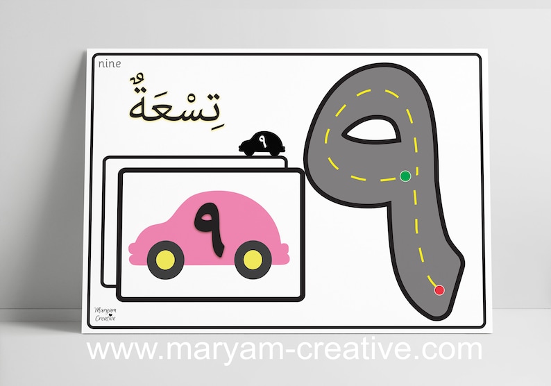 Arabic Numbers Road Clipart, 30 Graphics ,PNG Format, الارقام العربية ...